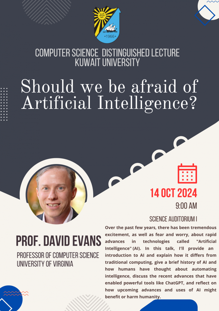 Should we be afraid of Artificial Intelligence? - Computer Science ...