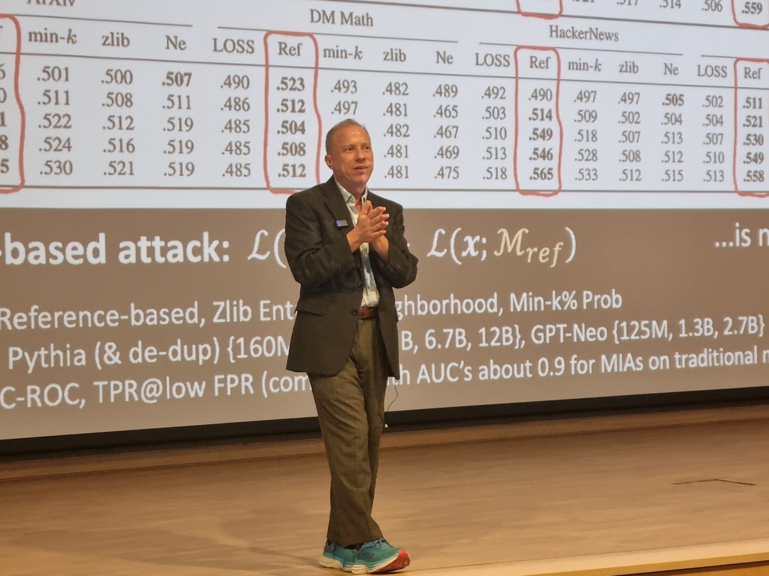Prof. David Evans visit to the Department - Computer Science Department